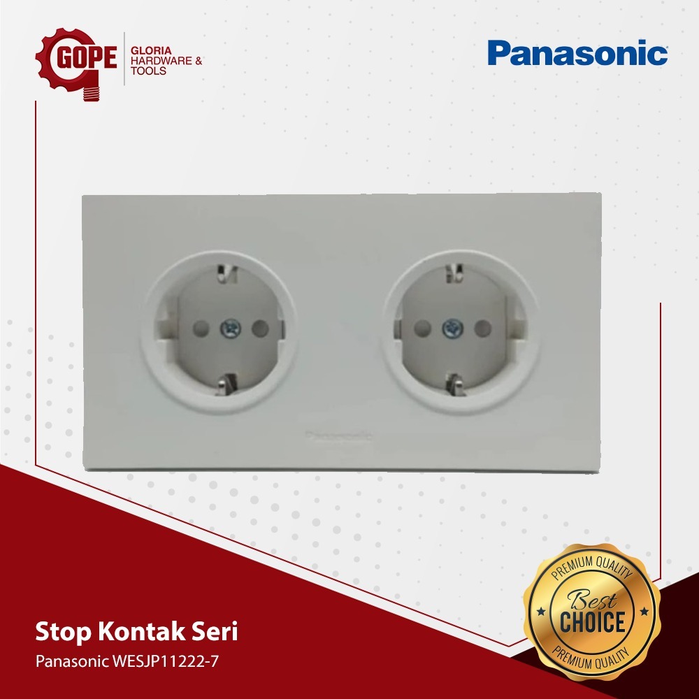 Jual Stop Kontak Double Panasonic (Tanam, Model Kotak) | Shopee Indonesia