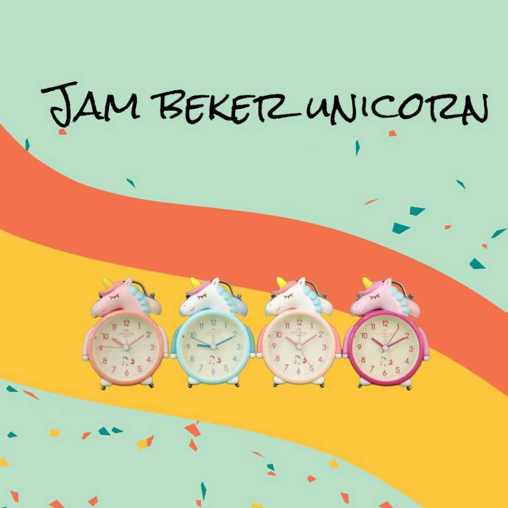 Jual GEM - JAM BEKER ALARM UNICORN | JAM KRING UNICORN | JAM KUDA PONI | ALARM CLOCK UNICORN ...