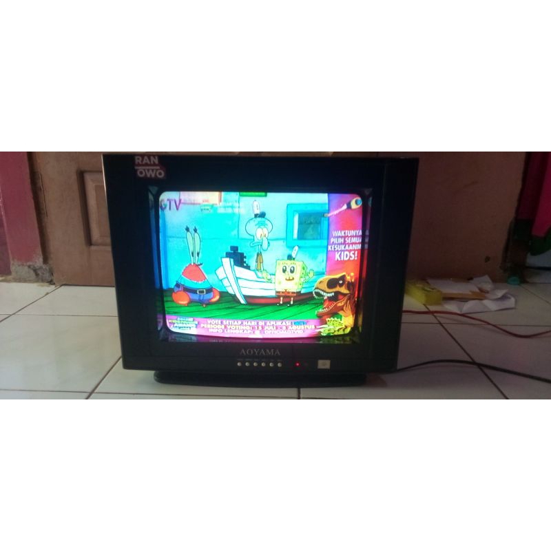Jual Tv Normal 14 inch Sharp dan Aoyama serta sharp slim 21" | Shopee ...