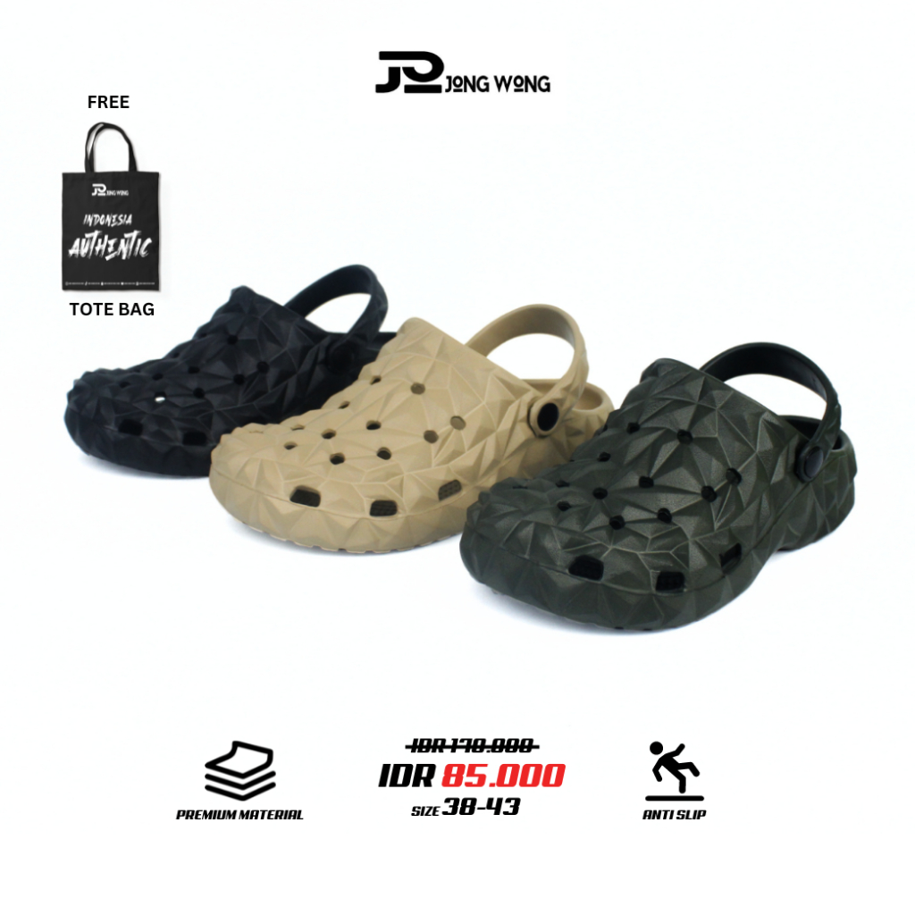 Jual Jong Wong Official - Sandal Slip On GeoStep Series | Sandal Slop ...