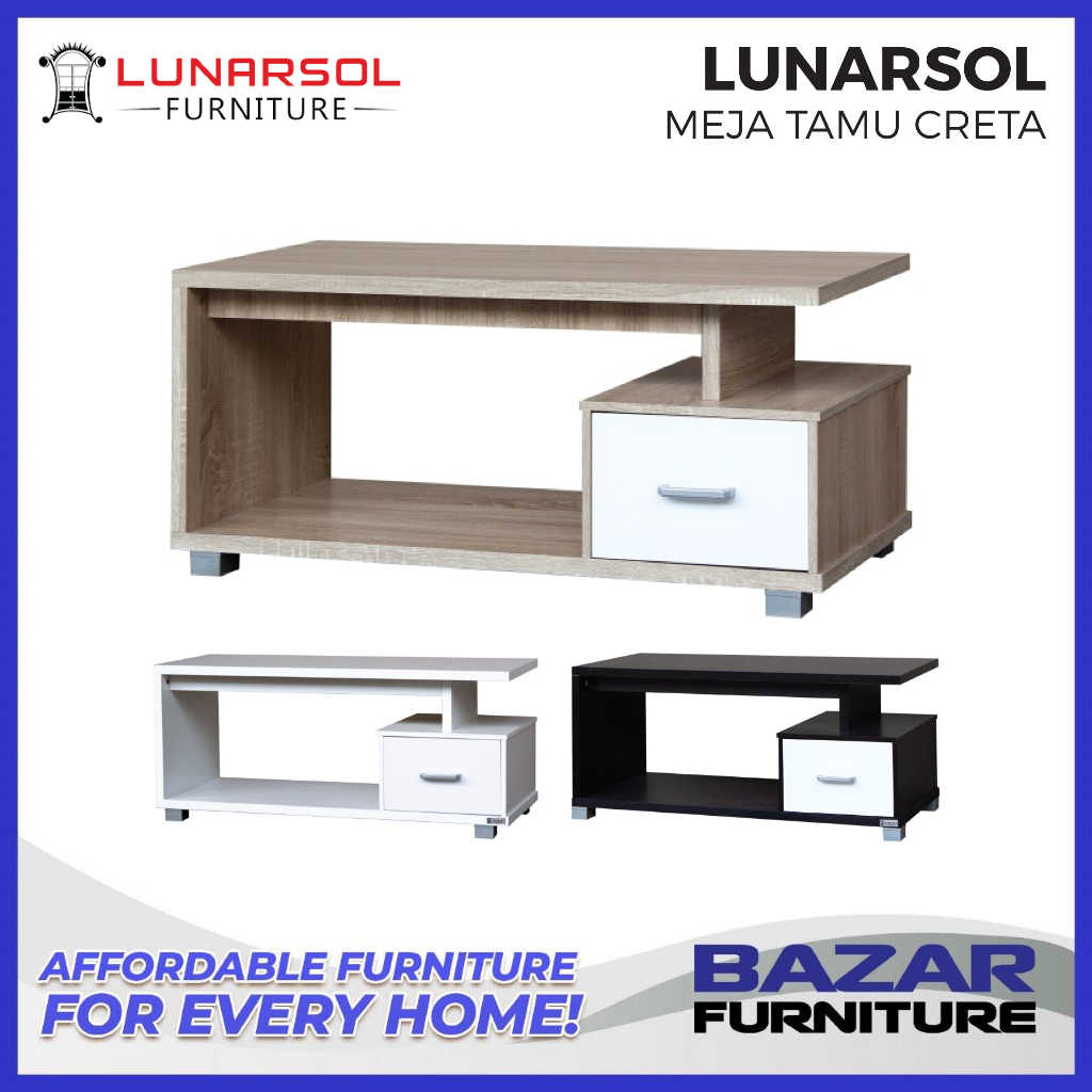 Jual Lunarsol - Meja Tamu Minimalis Creta TV Minimalis Coffee Table ...