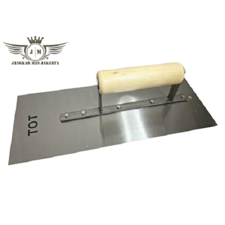 Jual Laskam Raskam Roskam Besi Gagang Kayu Plat Gosokan Sendok Semen ...