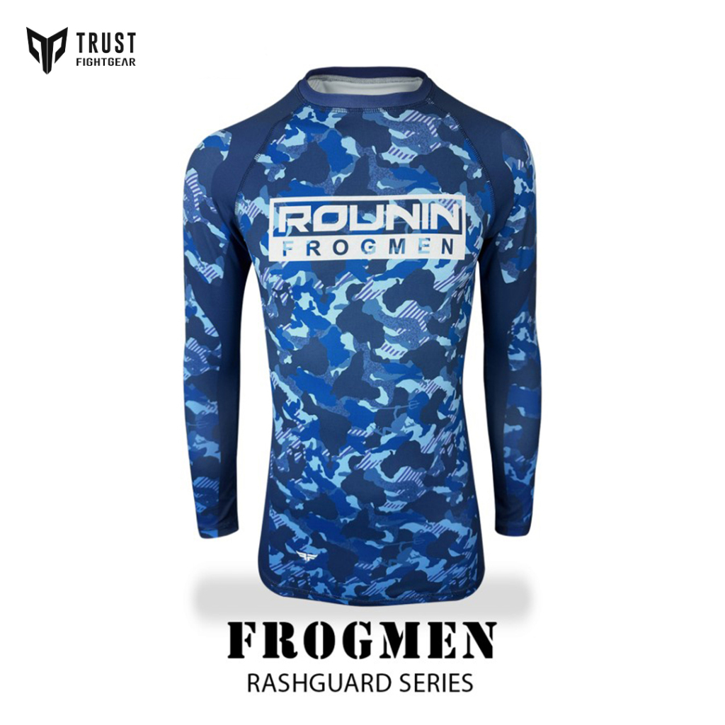 Jual Rounin Fightware Rashguard Frogmen Series Compression Shirt MMA ...