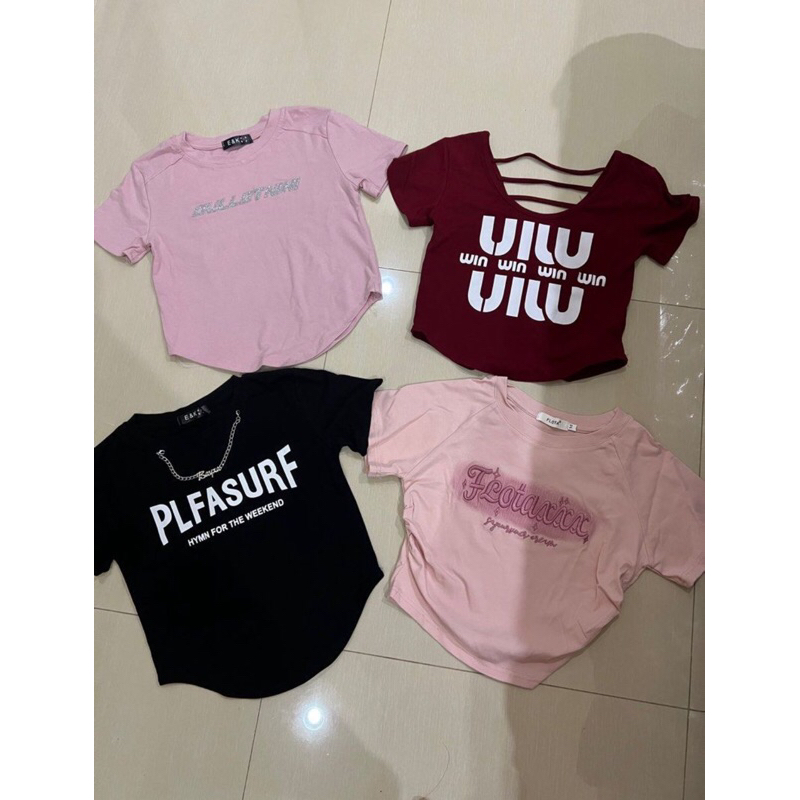 Jual korean chic top (pink) | Shopee Indonesia