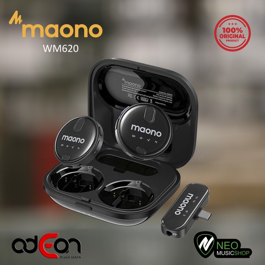 Jual MAONO WM620 WM 620 Wireless Lavalier Microphone wireless type C ...