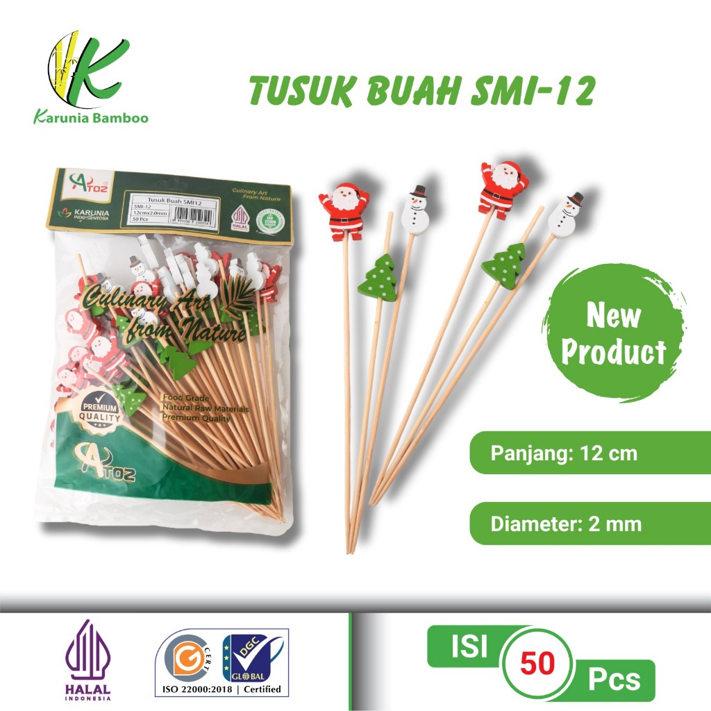 Jual Tusuk Buah Bambu Tusuk Cocktail, Tusuk Kaido ,tusuk bekal/kue ...
