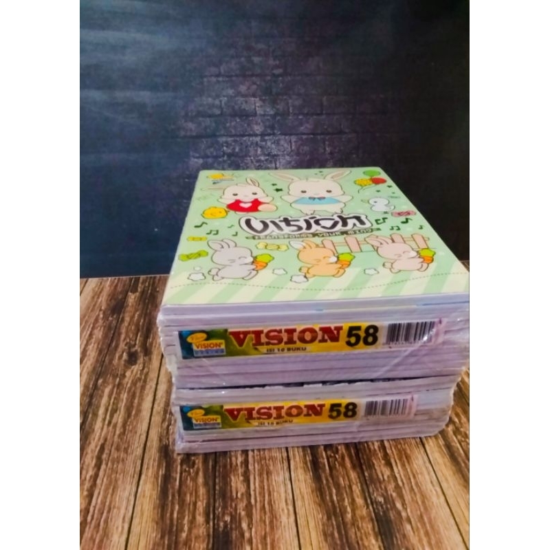 Jual Buku tulis vision 58 (1 pak isi 10 buku) | Shopee Indonesia
