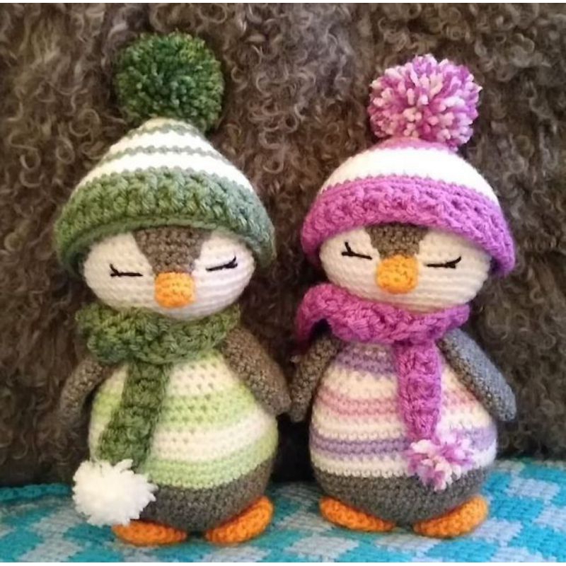 Jual Gantungan Kunci Rajut Penguin | Shopee Indonesia