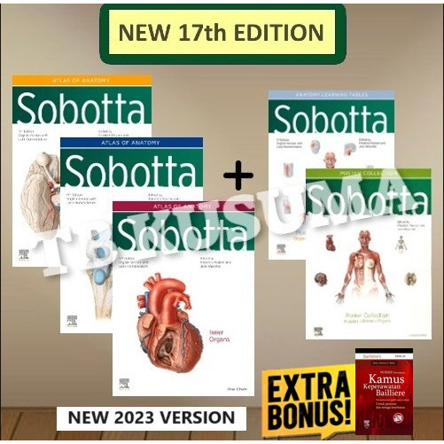 Jual SOBOTTA ENGLISH ATLAS OF ANATOMY 17ED (NEW EDITION) / SOBOTTA ...