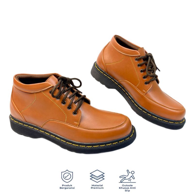 Jual Sepatu Dokmart Low Boots Formal Pantofel Kerja Casual Pria ...