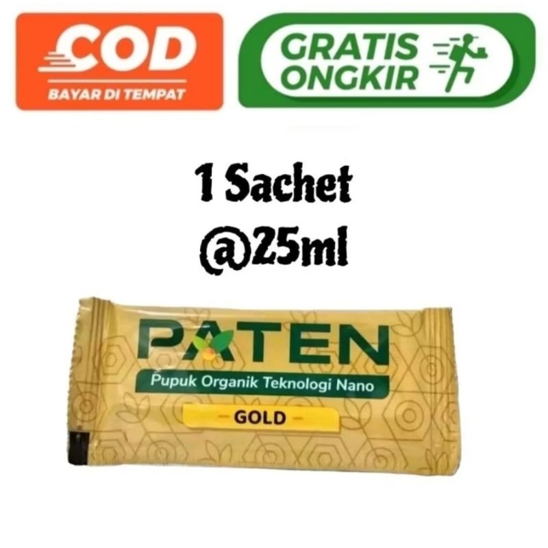 Jual Pupuk Paten Gold Original ( 1 sachet @25ml ) | Shopee Indonesia