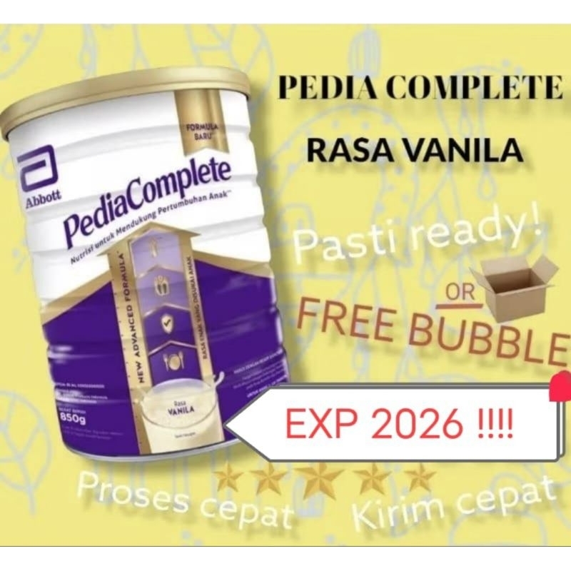 Jual Susu Pediasure Complete Pediacomplete vanila | Shopee Indonesia