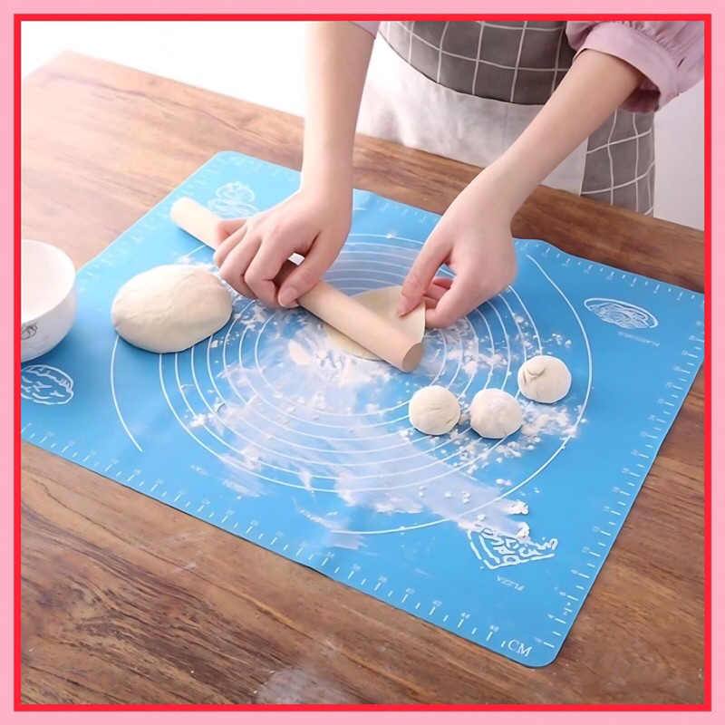 Jual Alas Adonan Tepung Roti Silikon / Tatakan Adonan Tepung / Silmat ...