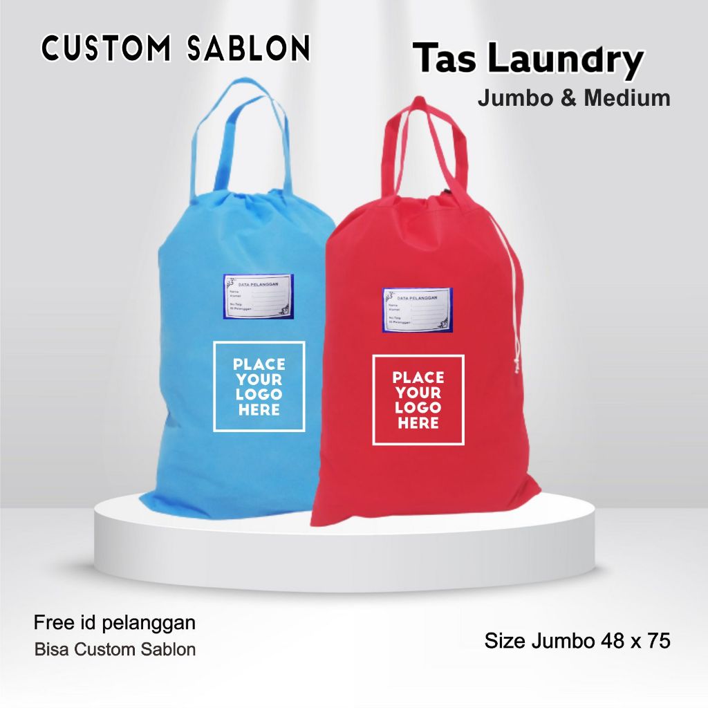 Jual Custom tas laundry Jumbo Dan Medium | Shopee Indonesia