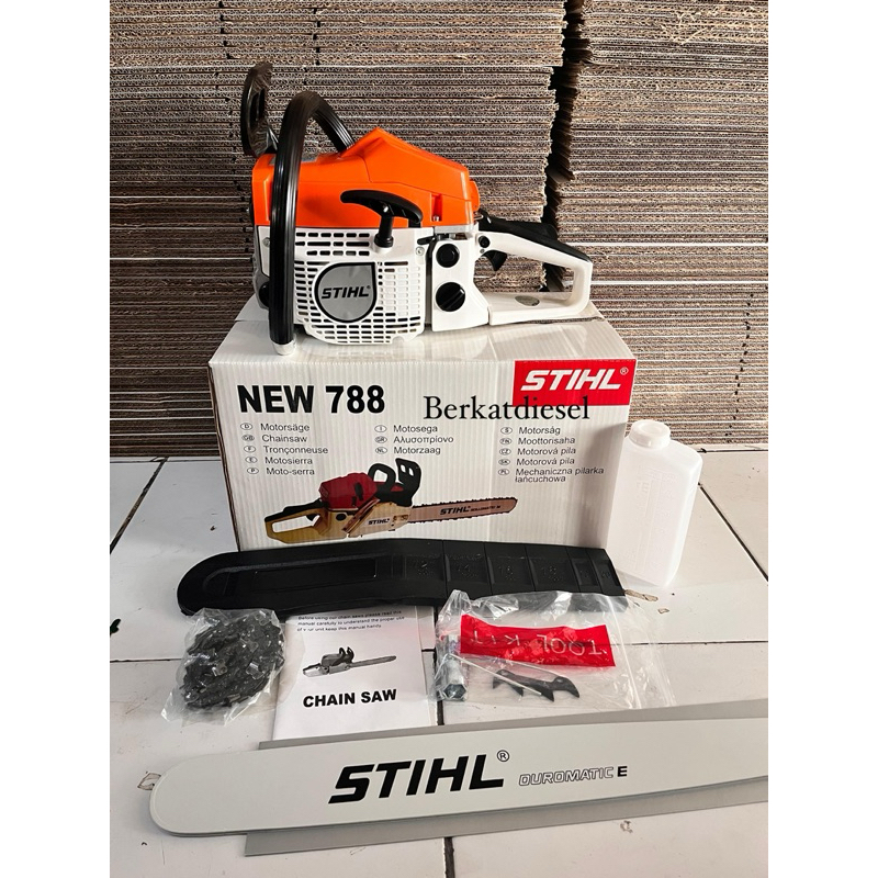 Jual CHAINSAW/SENSO STIHL MS788 BAR 22INCH ORIGINAL fullset siap di ...