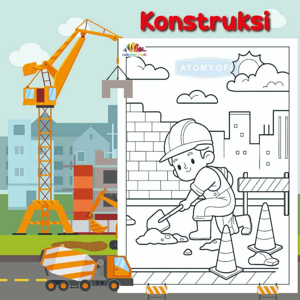 Jual KERTAS MEWARNAI / COLORING / KERTAS GAMBAR / KONSTRUKSI / KERTAS ...