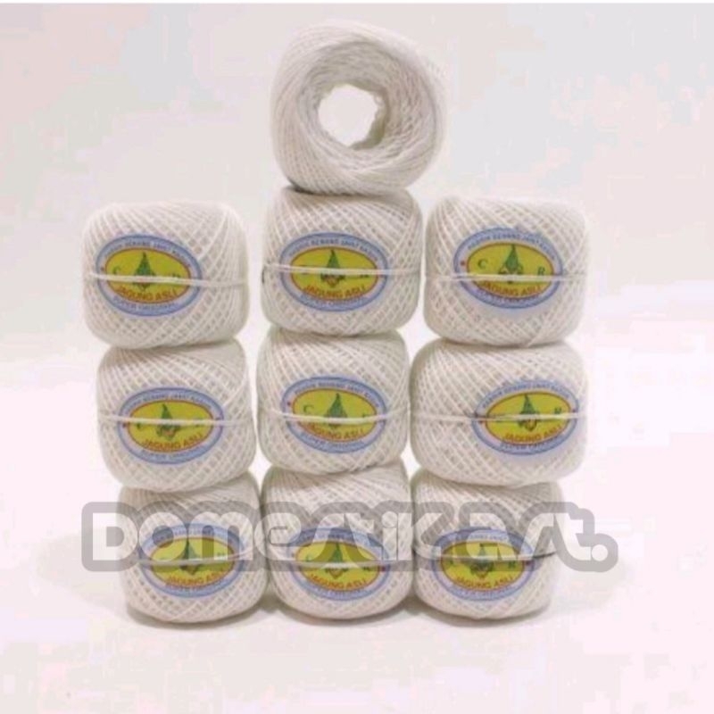 Jual Tali Benang jagung isi 10 / Tali bendera plastik / Benang Kasur ...
