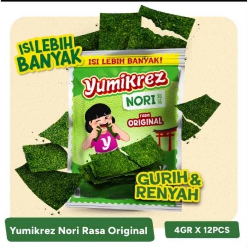Jual Yumikrez nori rasa original 4gr 1 box | Shopee Indonesia