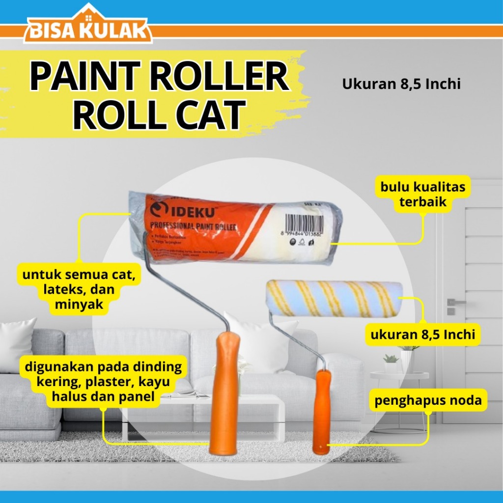 Jual Roll Cat Tembok / Roll Cat 8,5 inch | Shopee Indonesia
