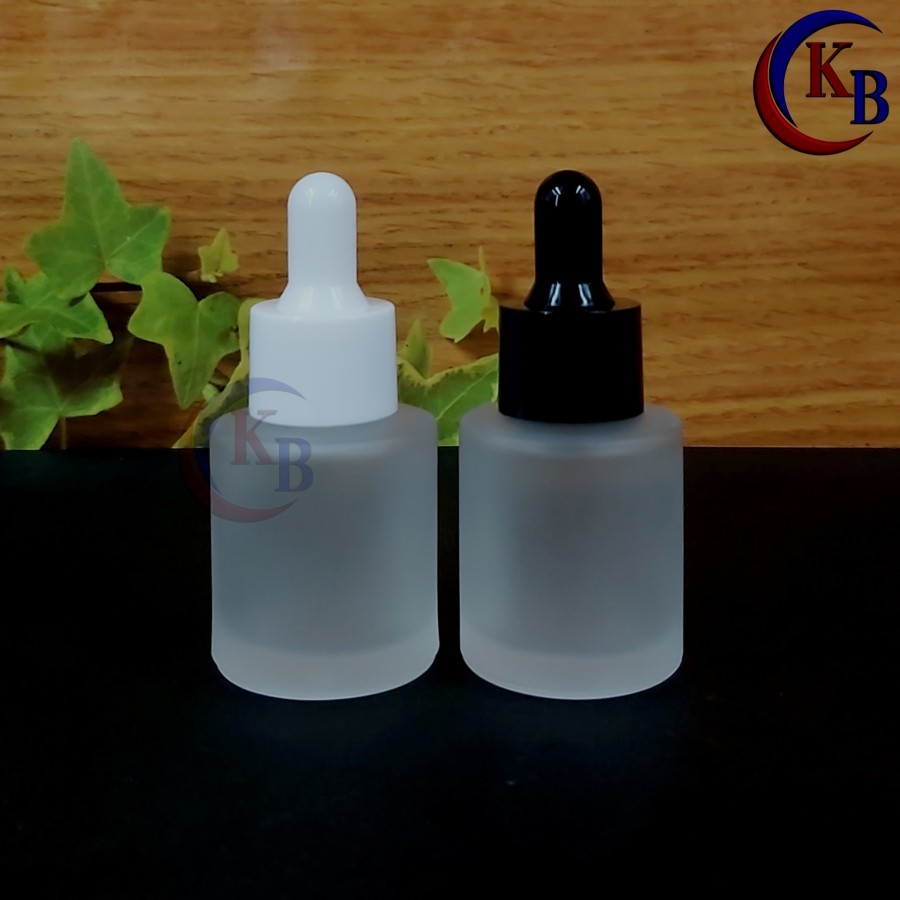 Jual BOTOL PIPET 20 ML SERUM TETES SMOOTH / BOTOL KACA FROSTED BAHU ...