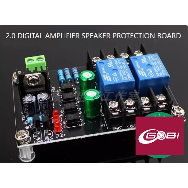 Jual Digital Amplifier Board Class D 2.0 Speaker Protection (2038 ...