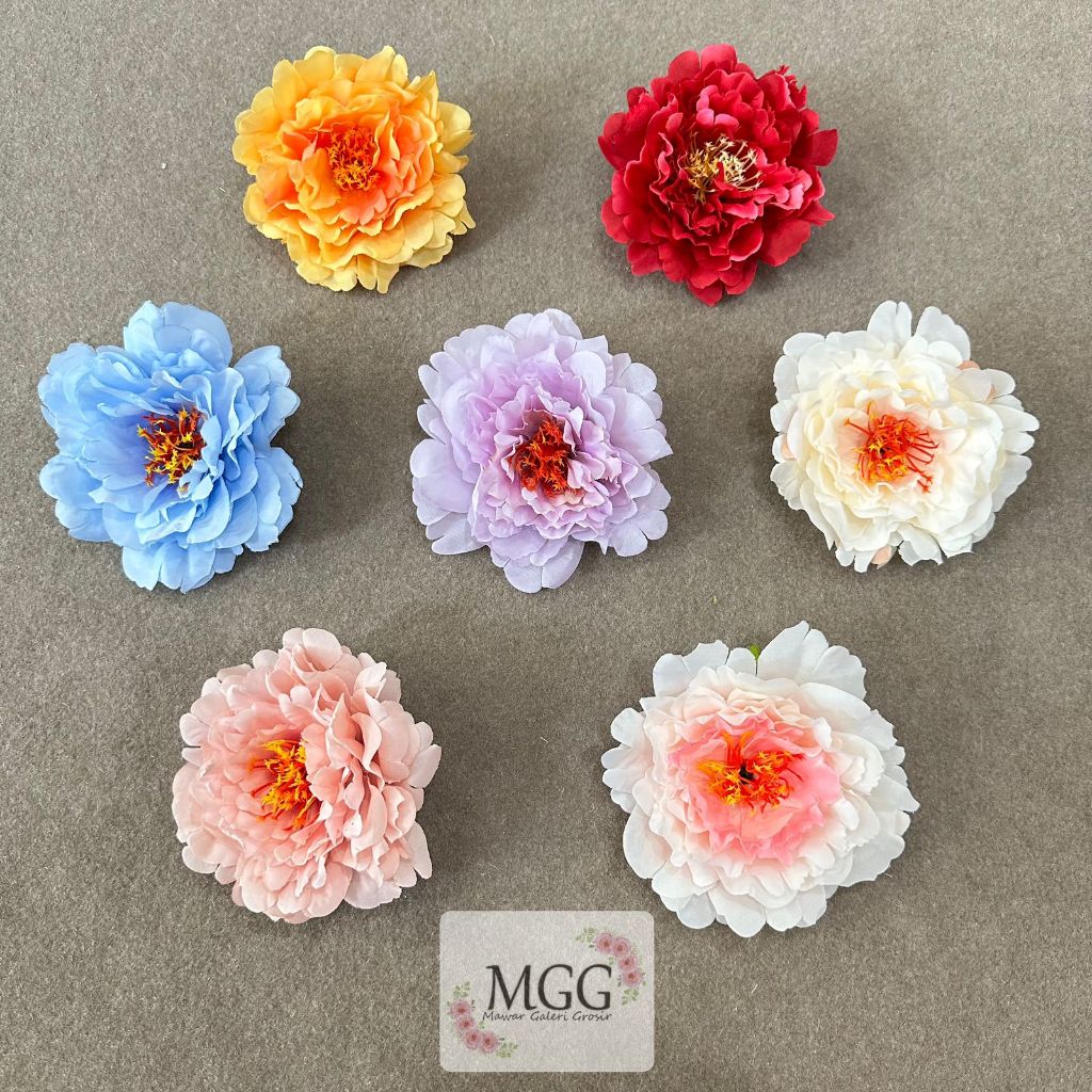 Jual Kuntum Bunga Peony Eropa Premium (1 Pack: 25 Pcs ) Bunga Dekorasi ...