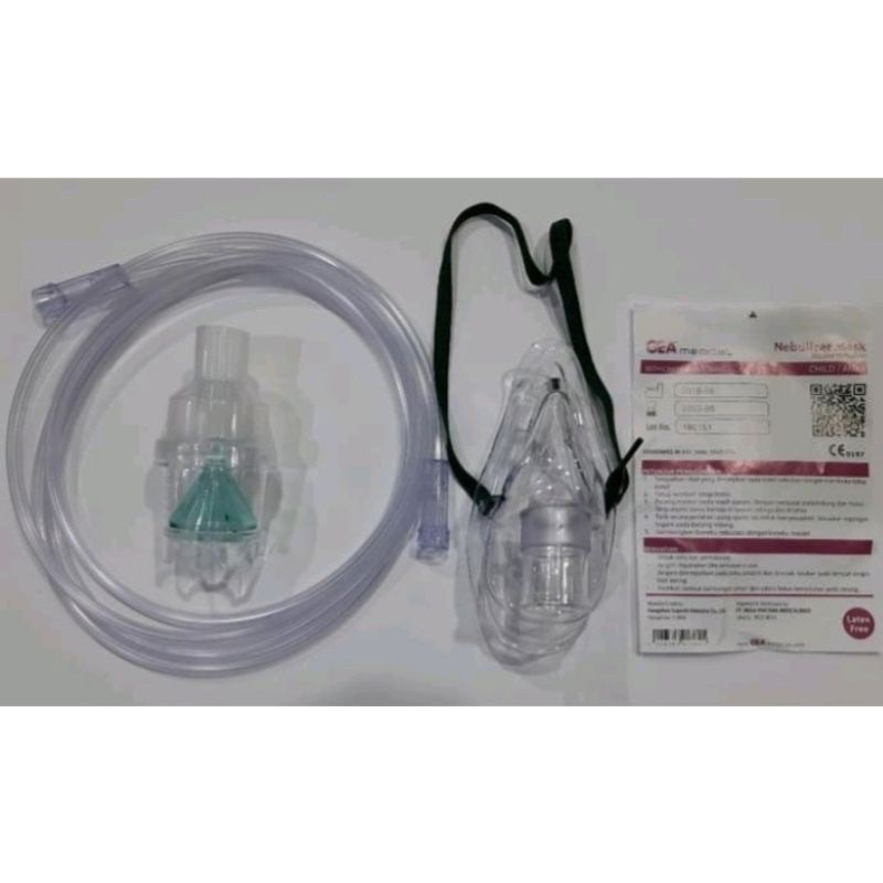 Jual MASKER NEBULIZER ANAK DAN DEWASA GEA / NEBULIZER / NEBULIZER MASK ...