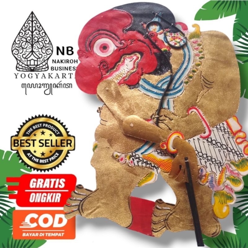 Jual Wayang Kulit sapi BUTO TERONG -+ 60 cm Standar Dalang | Shopee ...