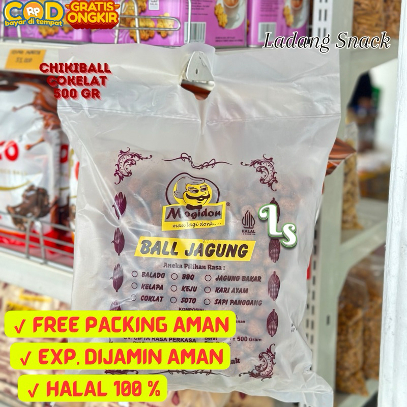 Jual [2018]--[500 GR] CHIKIBALL COKELAT / CHIKIBALL JAGUNG BAKAR ...