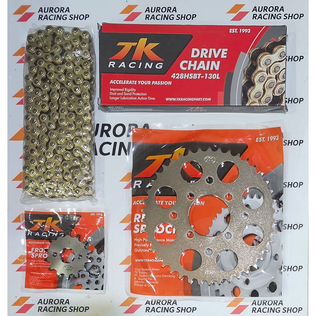 Jual GEAR SET TK 428 SATRIA FU 150 OLD / NEW / BARONG / FU Fi / INJEKSI & RANTAI TK 428 HSBT ...