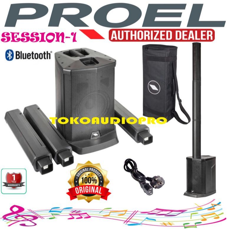 Jual Speaker Proel SESSION 1 Aktif Speaker Portable Column Bluetooth ...