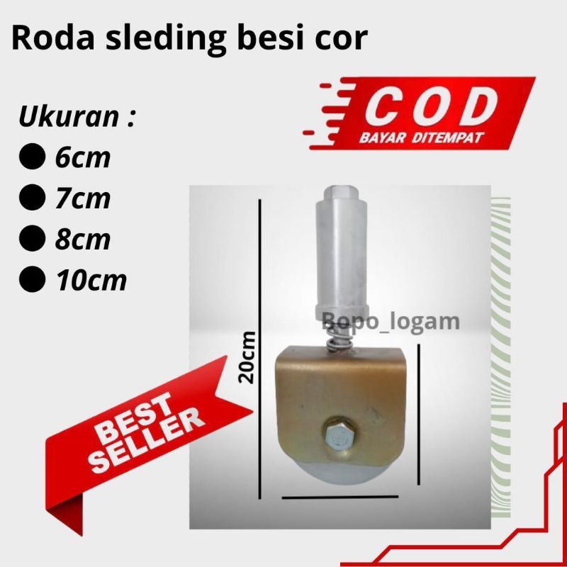 Jual Roda pagar sleeding , Murah Roda pagar sleeding besi cor | Shopee ...