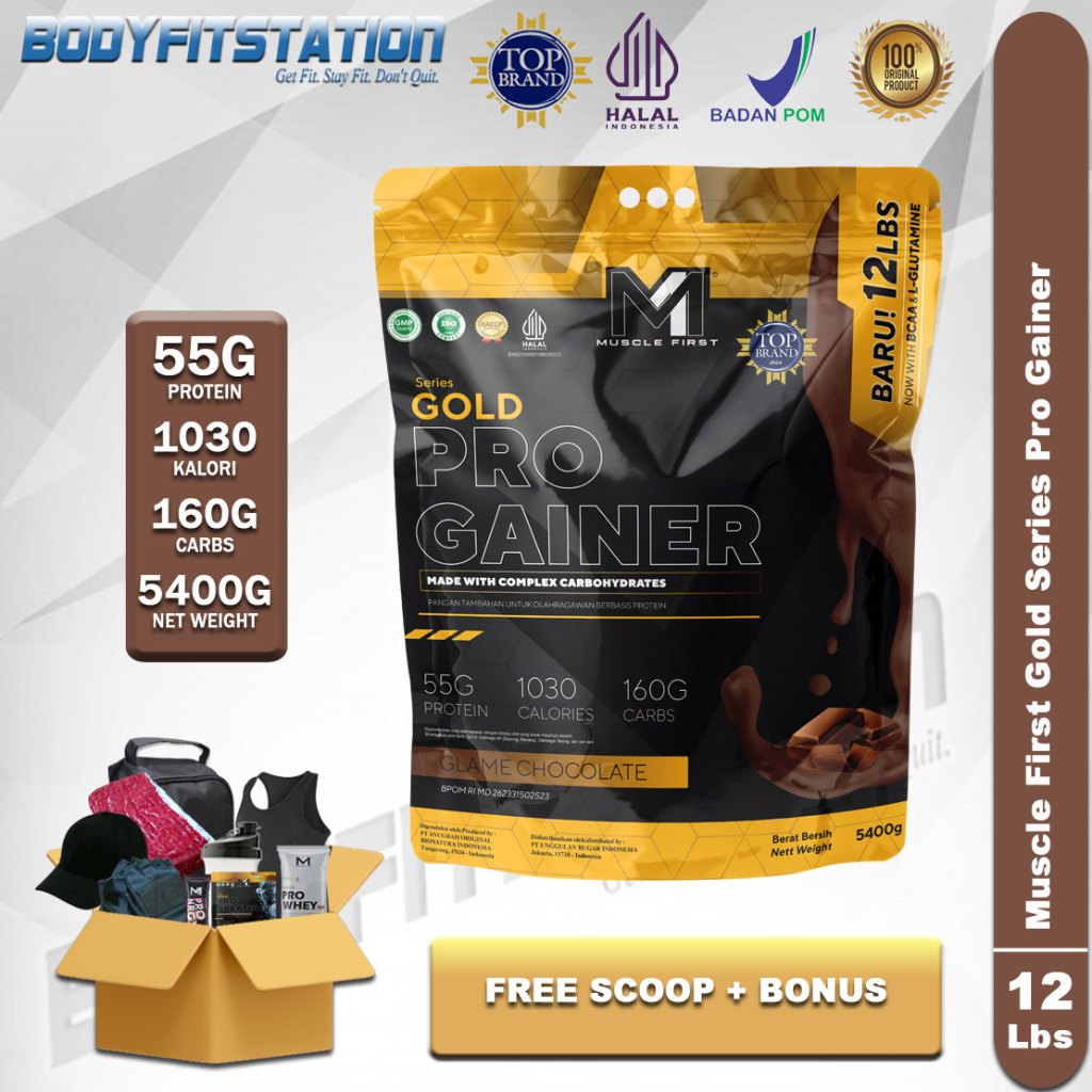 Jual Muscle First Gold Pro Gainer 12 Lbs 5400 Gr - Susu Penambah Berat ...