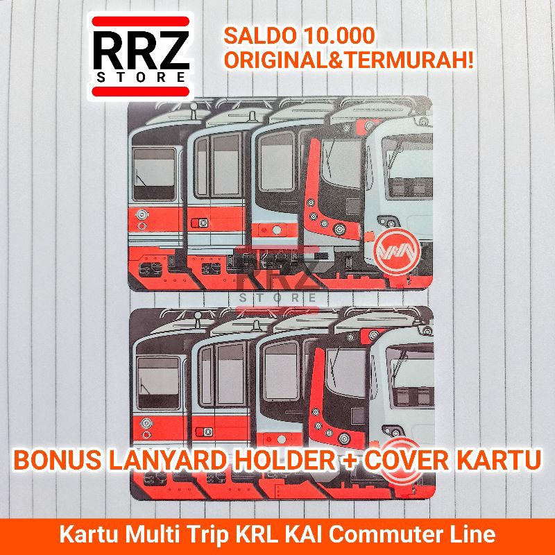 Jual Kartu Multi Trip KRL KAI Commuter Line Edisi All Armada Commuter ...