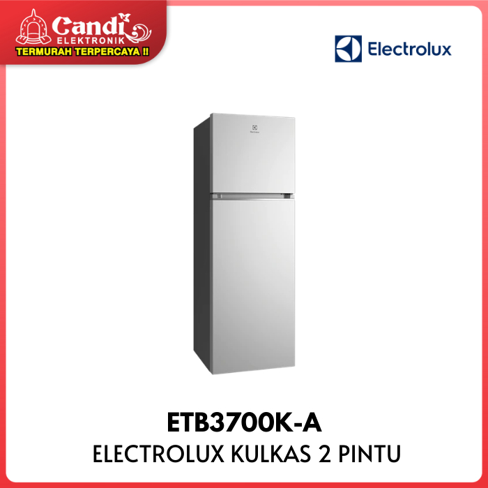 Jual ELECTROLUX KULKAS 2 PINTU ETB3700K-A / ETB-3700K-A INVERTER 341 ...