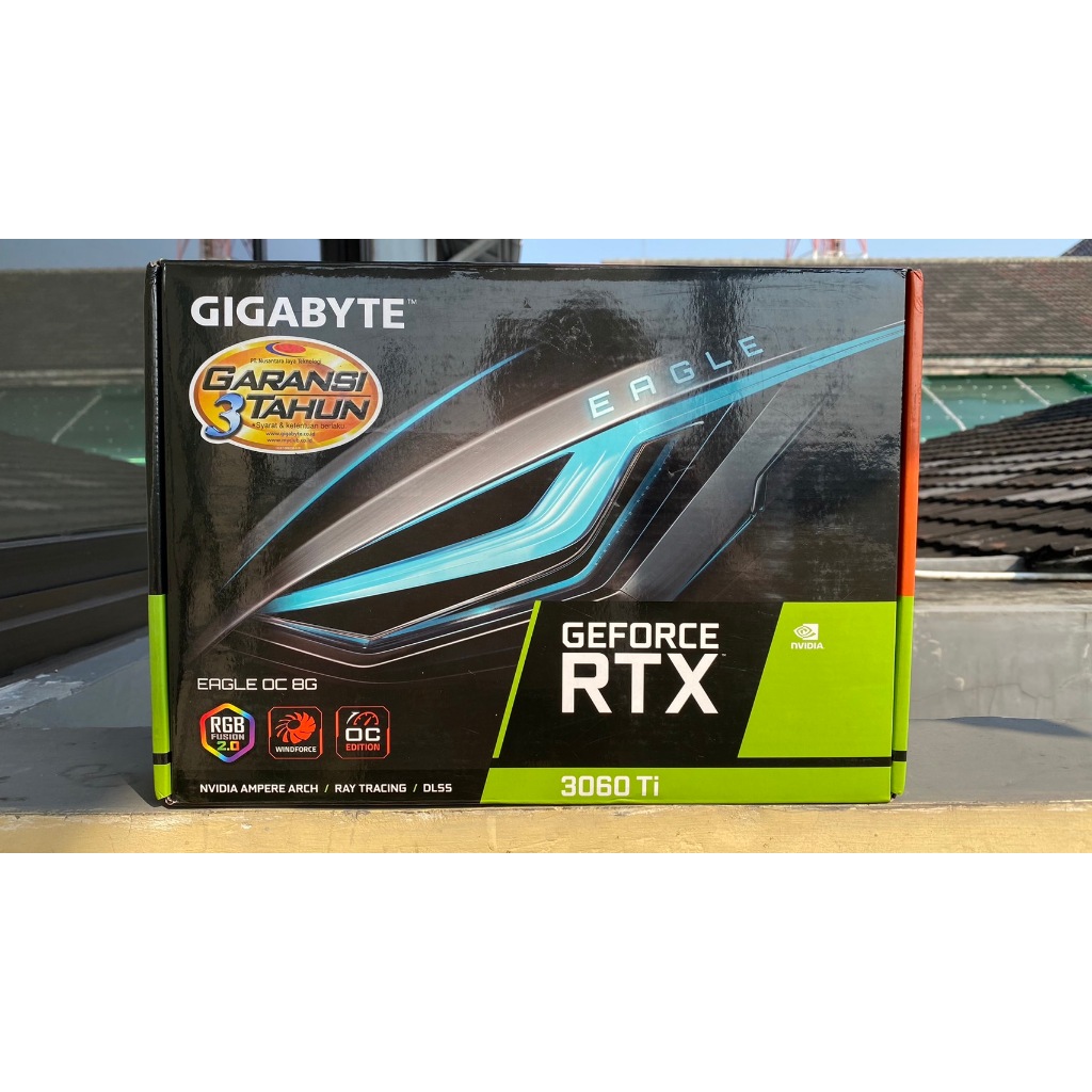 Jual VGA Gigabyte GeForce RT 3060 Ti EAGLE OC 8GB GDDR6 Fullset Garansi ...