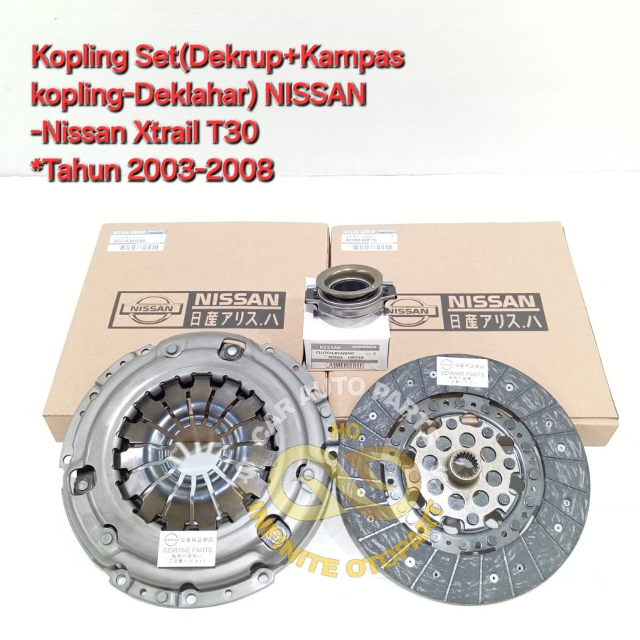 Jual KOPLING SET KAMPAS DEKRUP DEKLAHAR NISSAN XTRAIL T30 2003-2008 ...