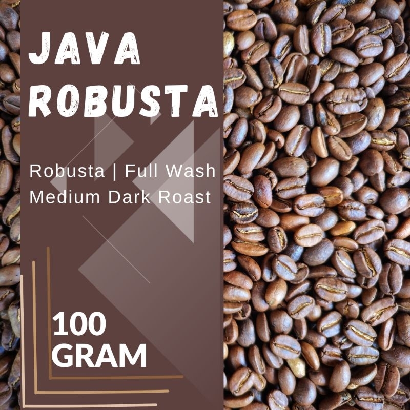 Jual KOPI JAVA ROBUSTA - 100 GRAM | Shopee Indonesia