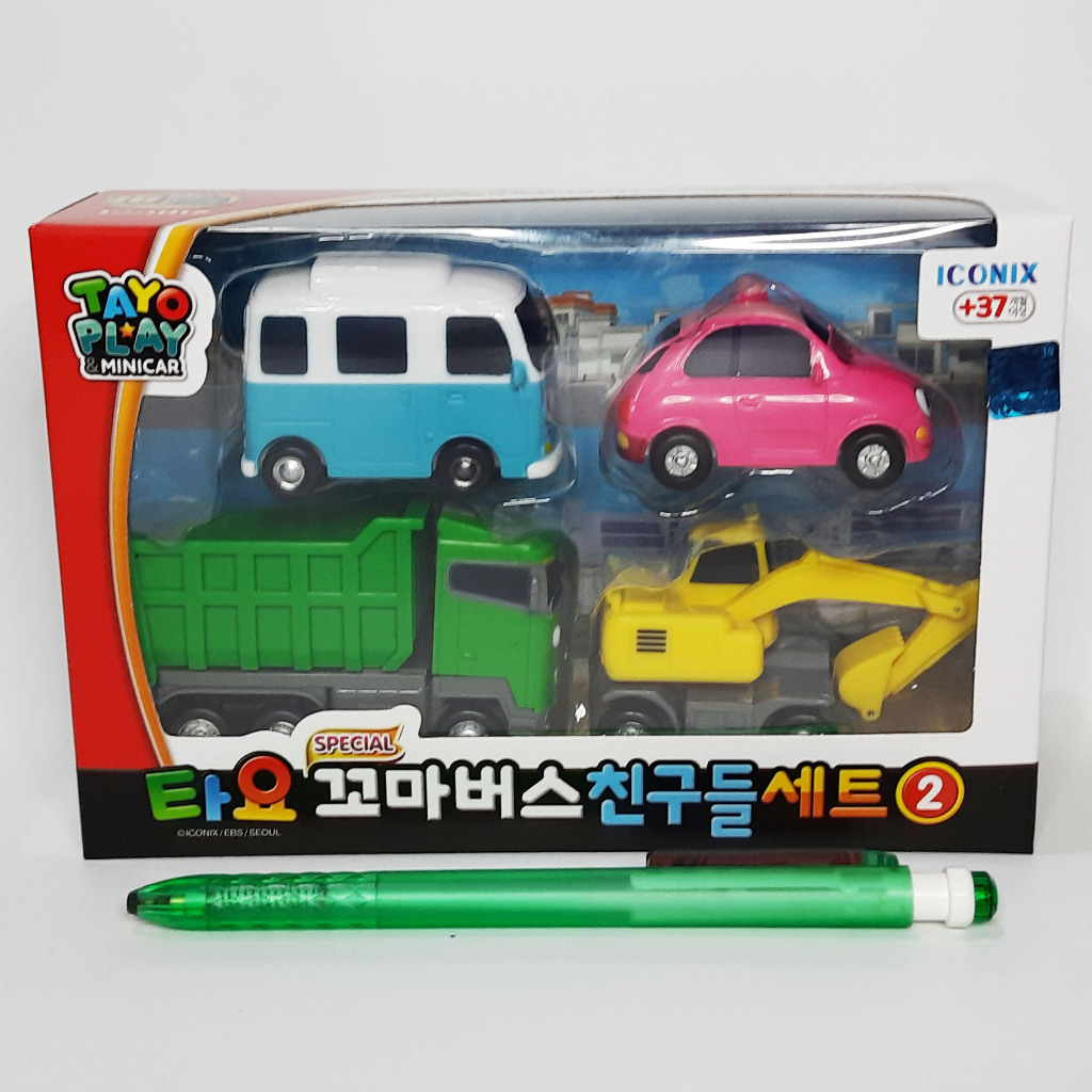 Jual Tayo The Little Bus 4 Style Mini Cars Set #1 TYT114001 Heart Max ...