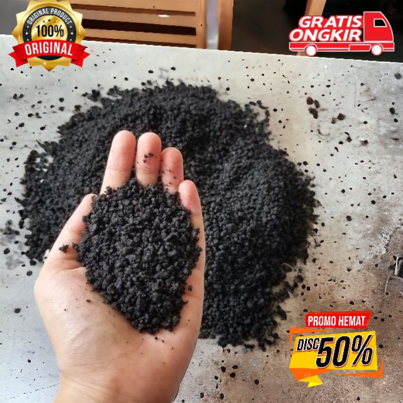 Jual Pasir malang hitam kasar/halus 1kg media tanam katus /pasir ...