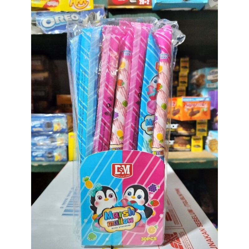 Jual Marshmellow Rasa Stroberi ( Isi 30 Pcs ) | Shopee Indonesia