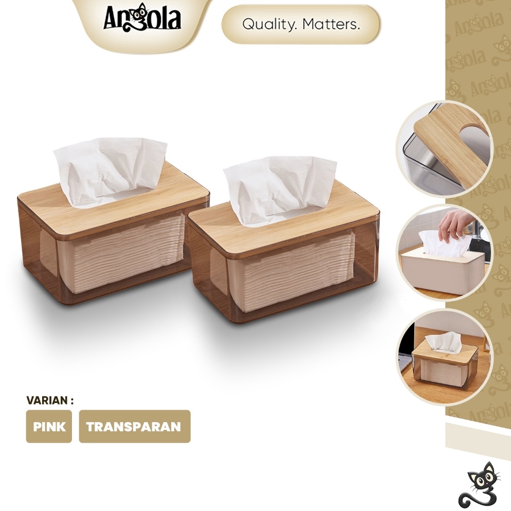 Jual Tidak Diragukan ANGOLA Tissue Box Nordic Style D58 Kotak Tisu ...