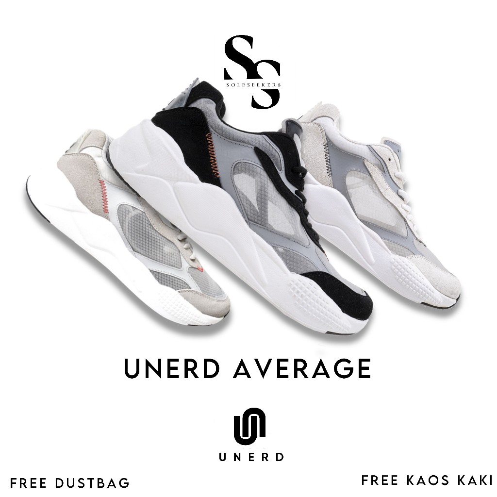 Jual Sepatu Unerd Average Sepatu Sneakers Casual Sport Sepatu Sneakers ...