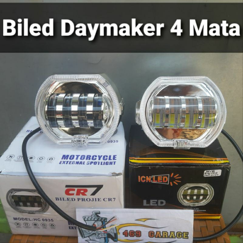 Jual Lampu Sorot Biled Daymaker Cut Off 4 Mata 4,5 Inch | Lampu ...