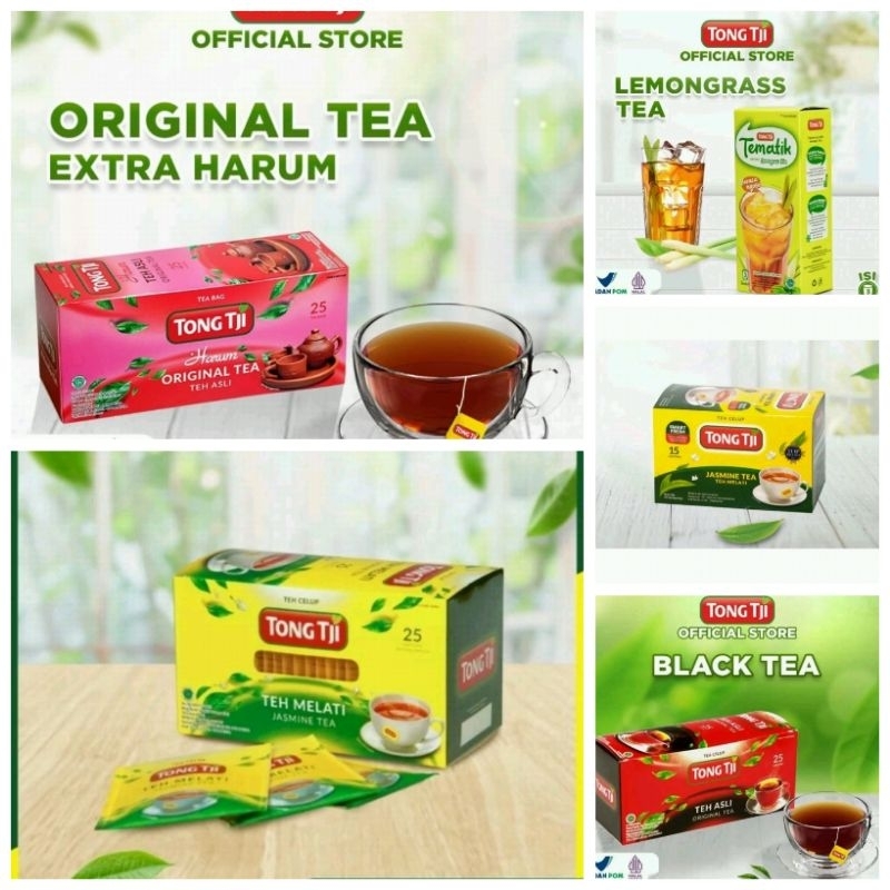 Jual Free Packing Kardus Teh Celup Tong Tji Jasmine Tea Bag Melati ...