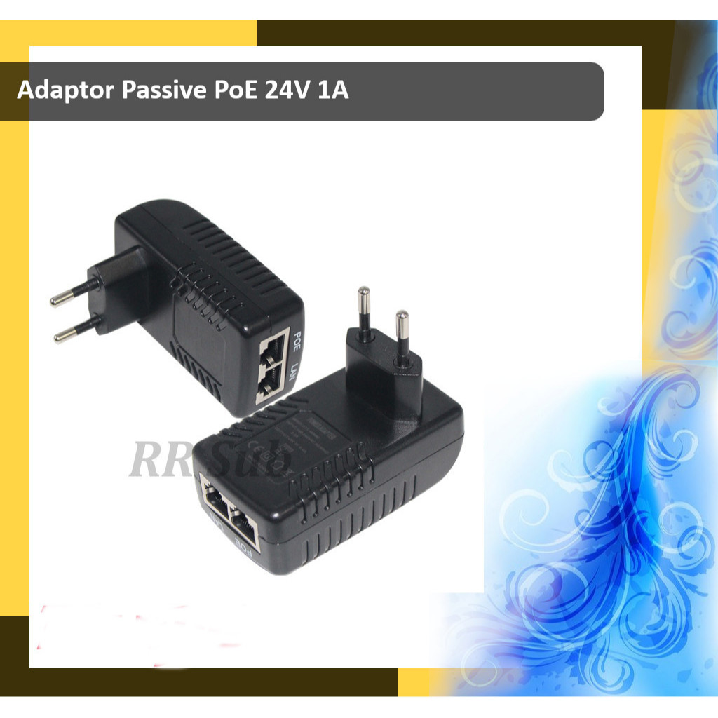 Jual Power Adaptor PoE/PoE Adaptor 24V 1A | Shopee Indonesia