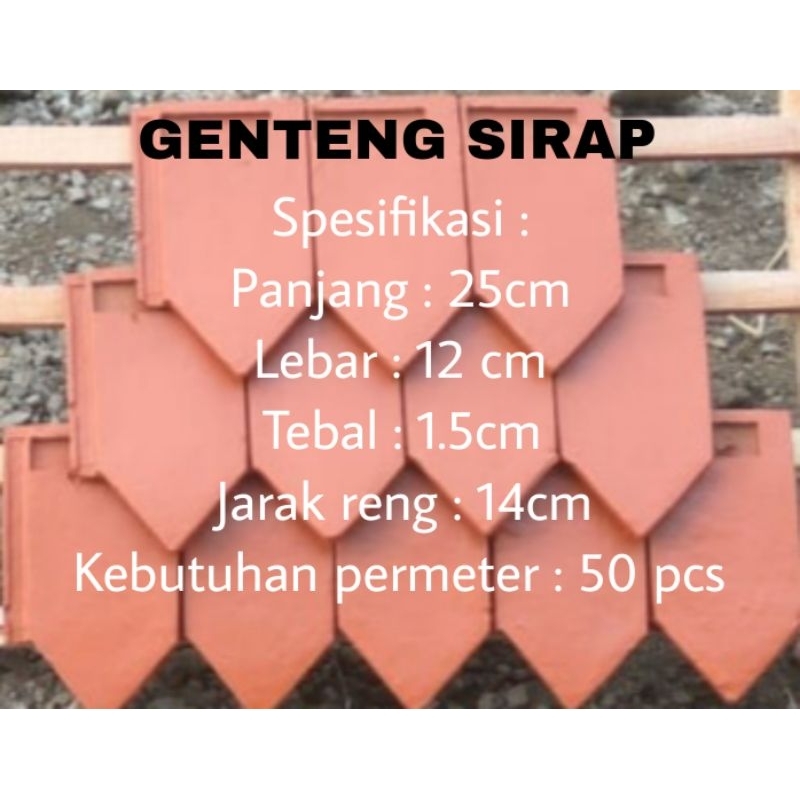 Jual Genteng Gasebo Sirap murah | Shopee Indonesia