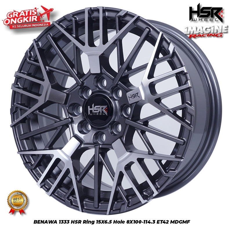 Jual Velg racing mobil avanza xenia brio calya ring 15 hole 4x100-114,3 Hsr benawa | Shopee ...