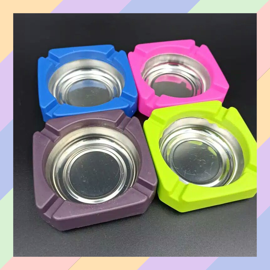 Jual AS02 Asbak Rokok Tempat Puntung Rokok Ashtray Warna Ruang Tamu ...