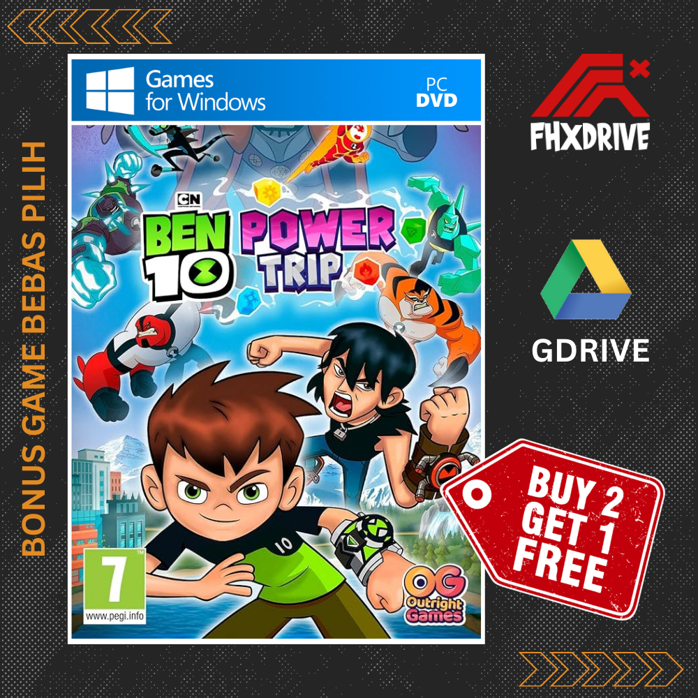 Jual BEN 10 POWER TRIP | GAME PC | BELI 2 GRATIS 1 | Shopee Indonesia